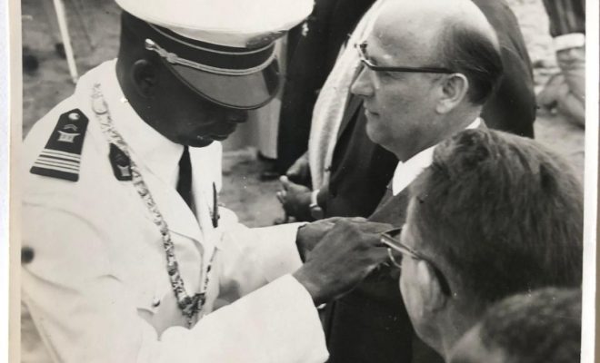Dr. Walter Grein, premier directeur du CHU de Tokoin, a tiré sa ...
